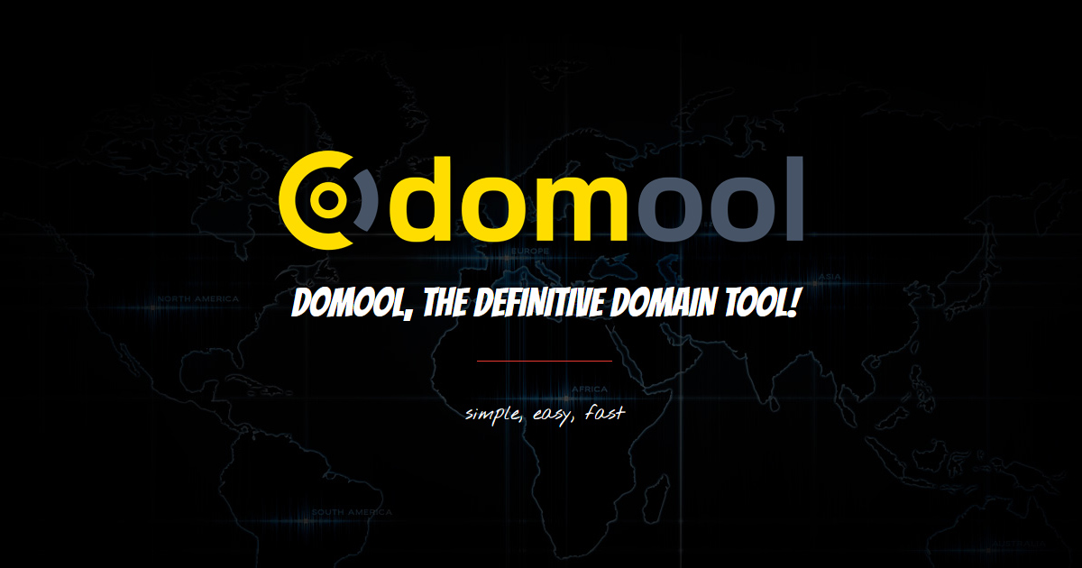 Domool | The definitive domain tool!